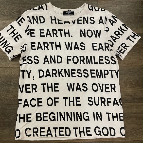 Forever 21 | Shirts | F2 God Script Tshirt | Poshmark